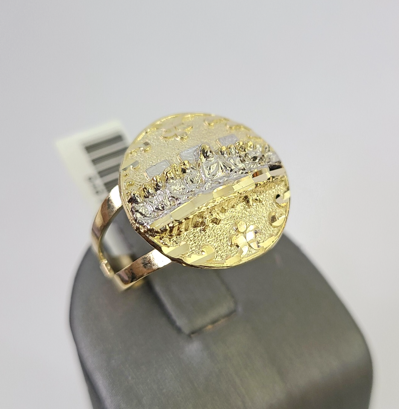 10k Yellow Gold Last Supper Ring Casual Band Genuine Brand New – Aliyah ...